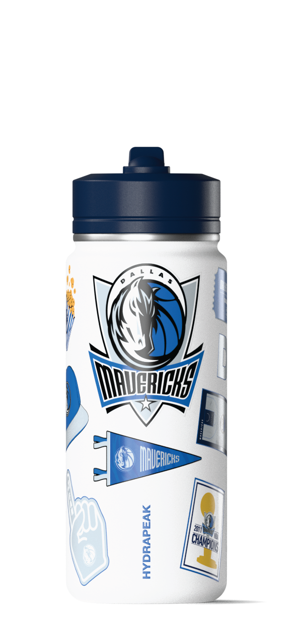 NBA 20oz Active Insulated Water Bottle with Straw Lid & Handle – HydraPeak